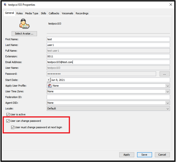 Administrator's Guide for User Password Reset