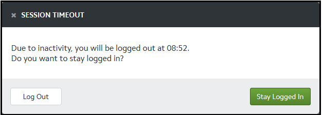 VCC | Session Expiration