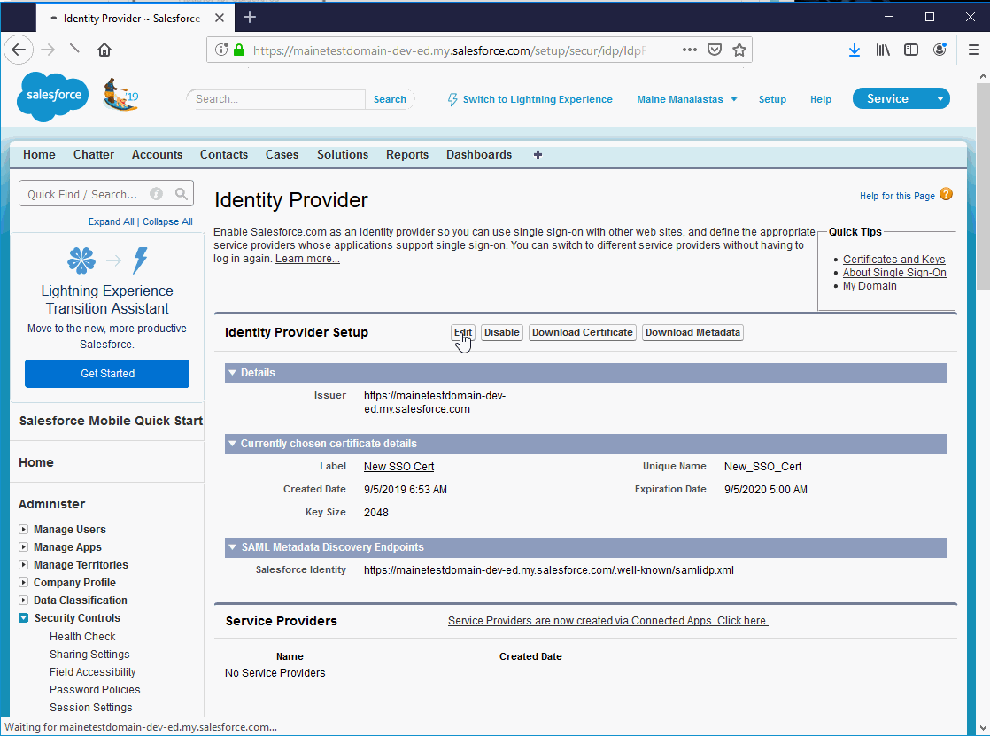Salesforce | Error: "SSO Login attempt failed. Please contact your ...