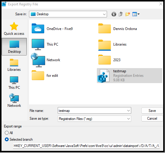 Administrator | Export/Import Mapping Template